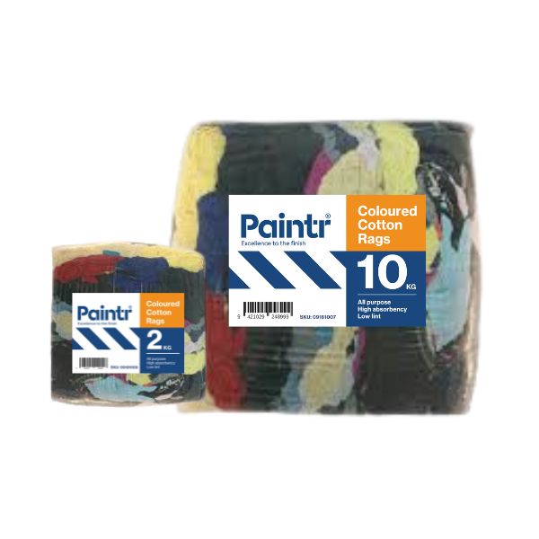Paintr Coloured Cotton Rags - R&S Trade Centre